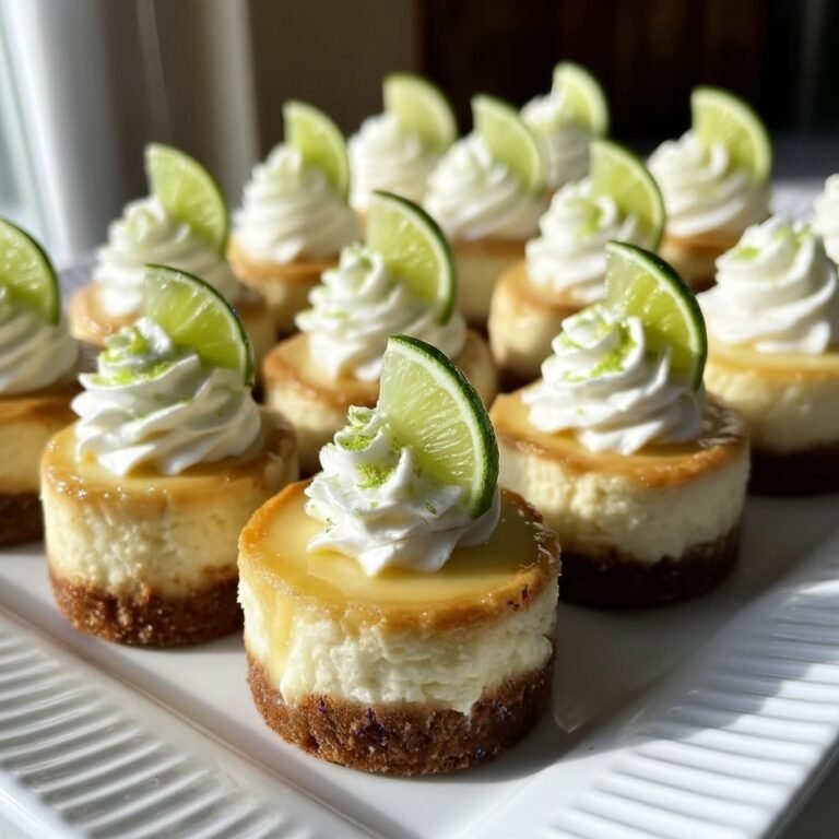 6 Creamy Mini Key Lime Cheesecakes That Melt in Your Mouth